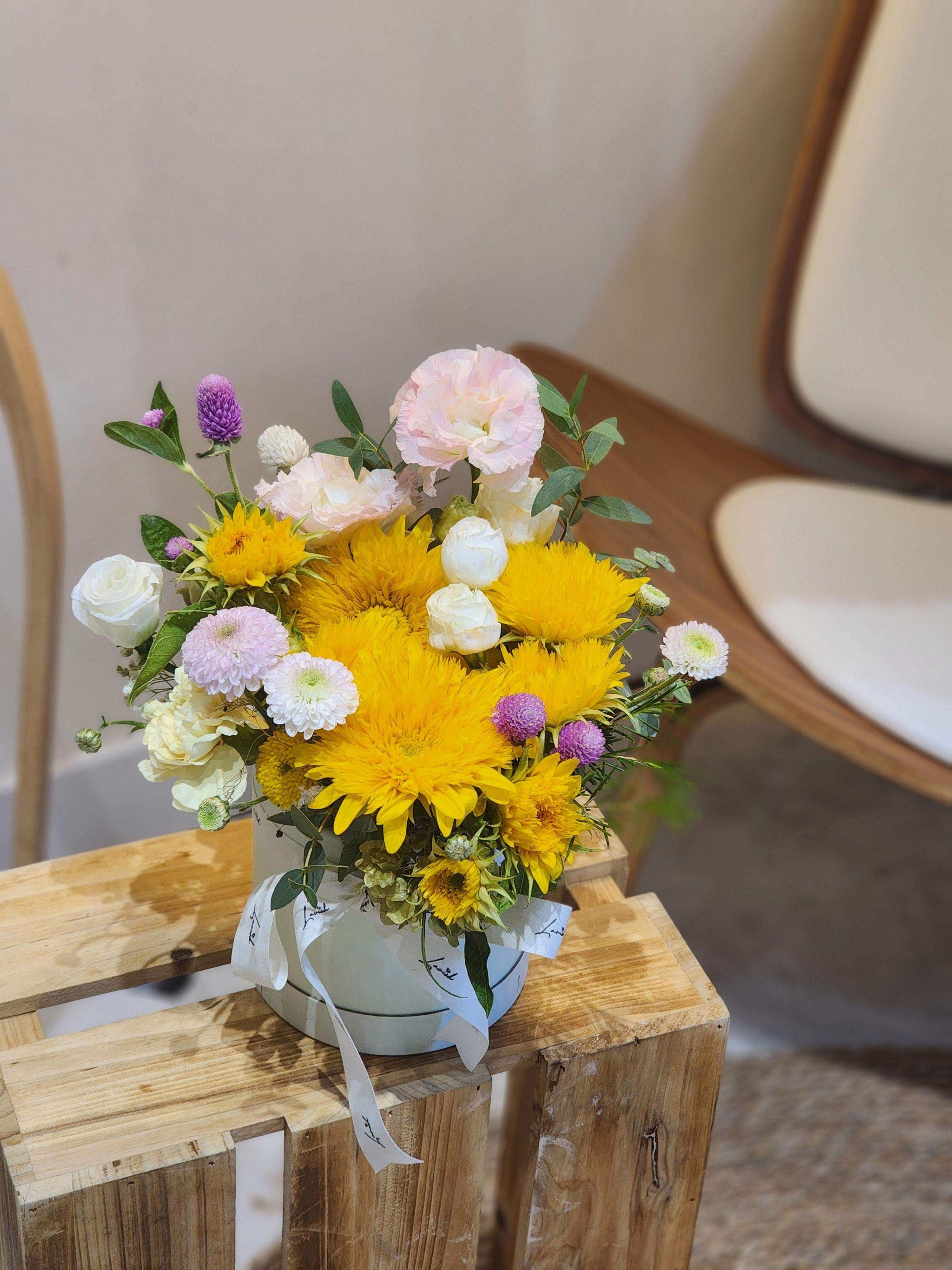 Amber - Flower Box | Lavish Florist | Free Delivery