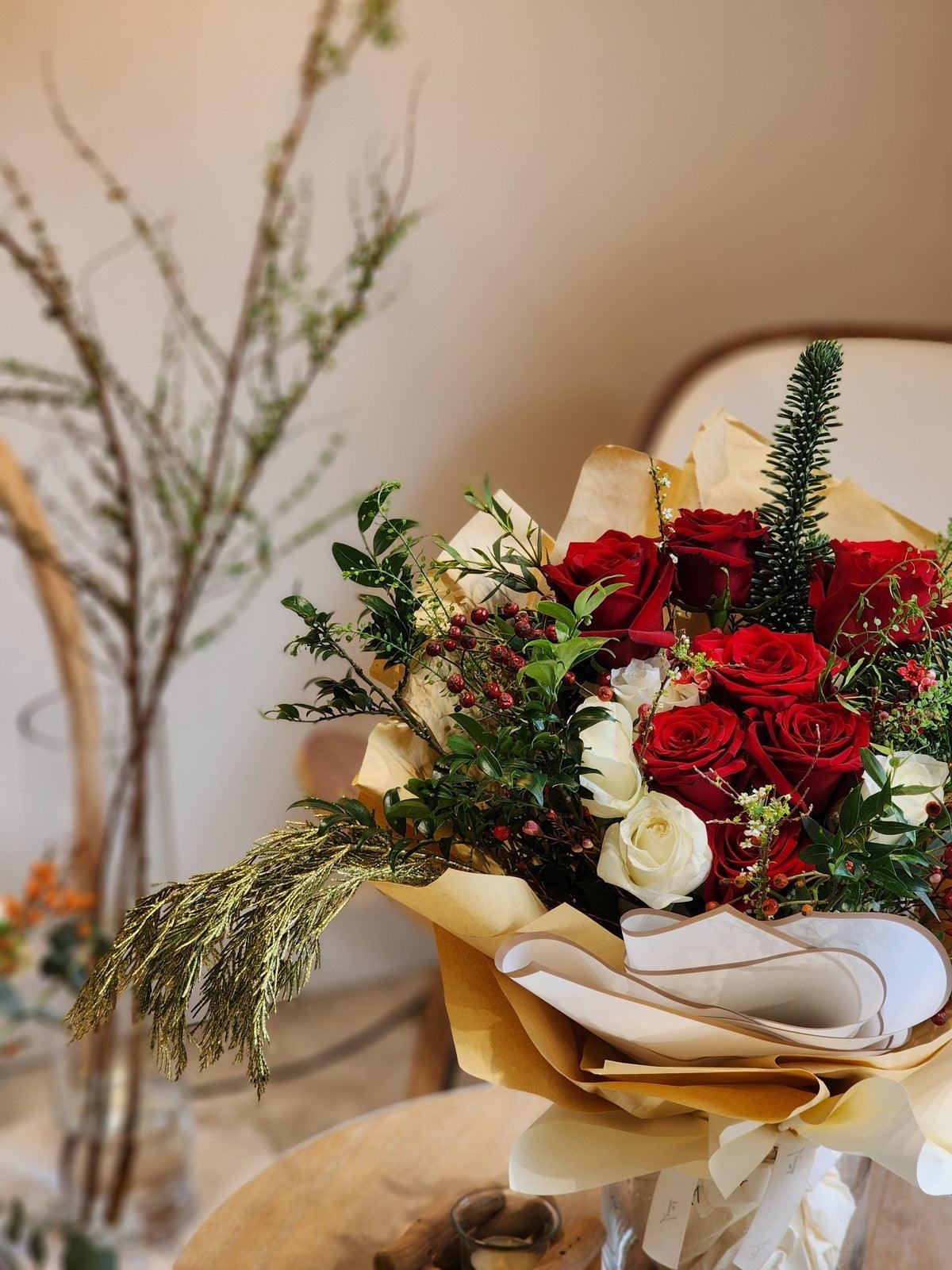 Lavish Classic - Red Rose Bouquet | Lavish Florist | Free Delivery