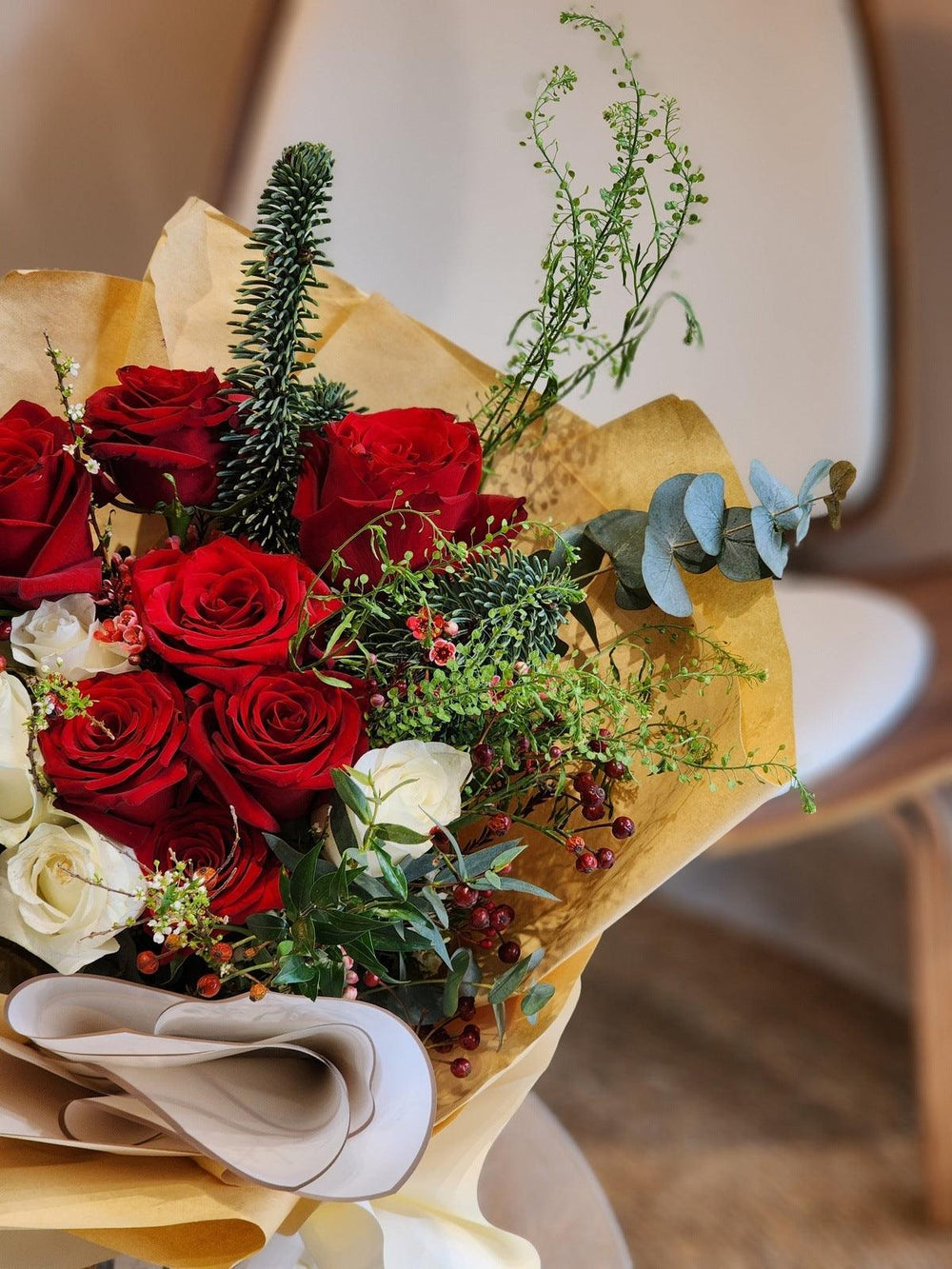 Lavish Classic - Red Rose Bouquet | Lavish Florist | Free Delivery