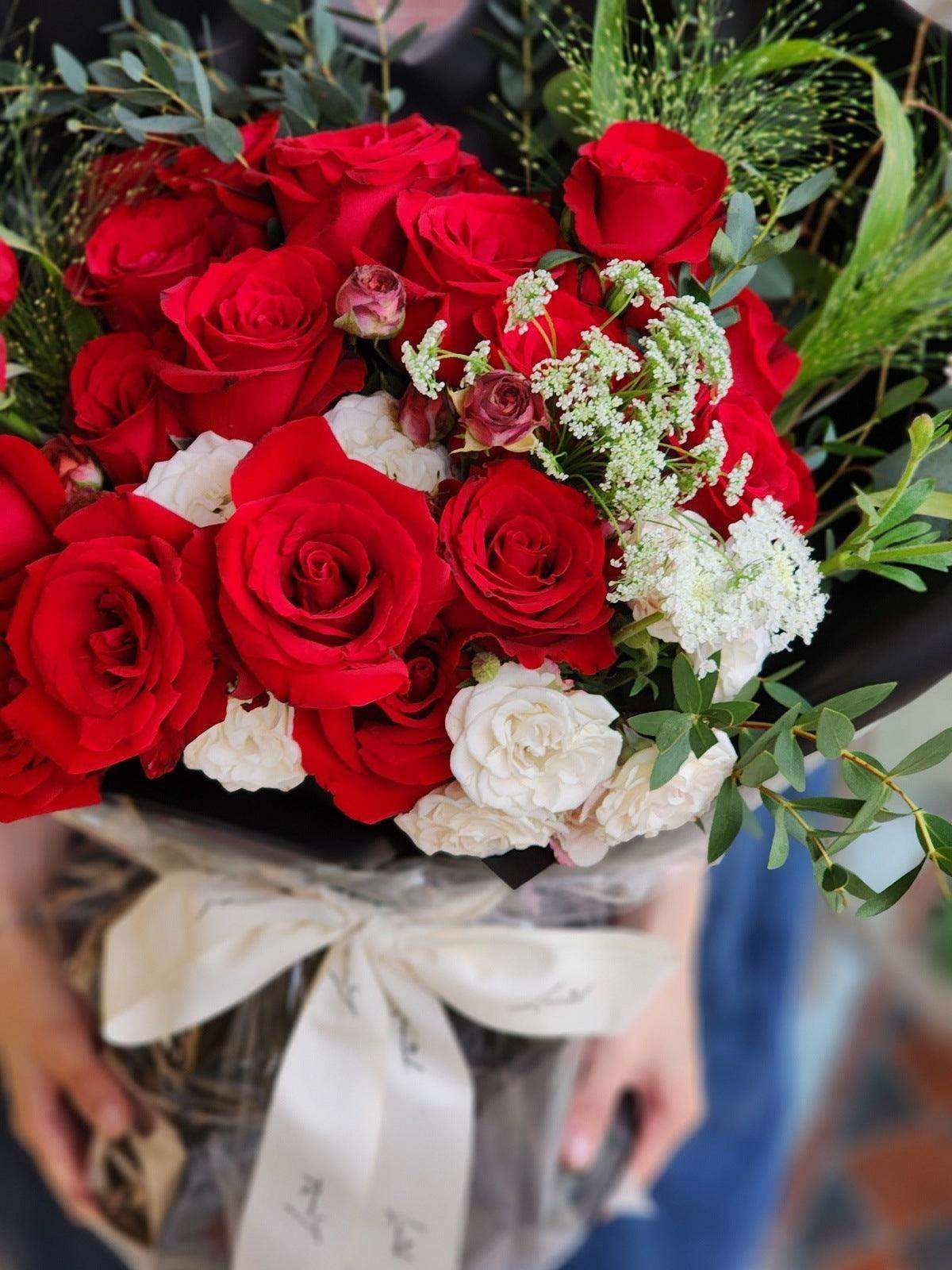 Paradise - Red Rose Bouquet | Lavish Florist | Free Delivery