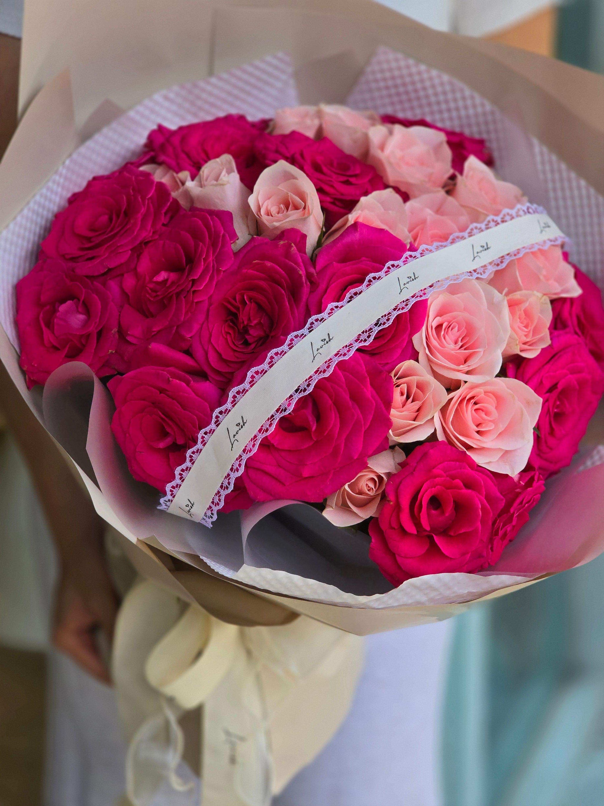 Barbie - Pink Rose Bouquet | Lavish Florist | Goddess Collection